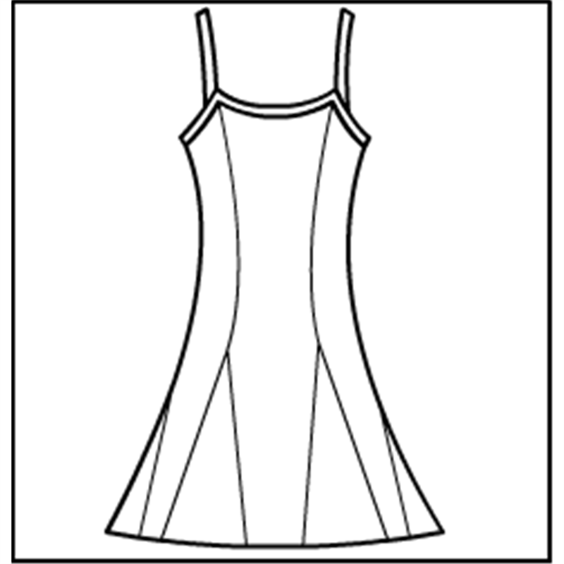 Cami Cross Bank Swing Dress by Made to Order : 9302-9802, On Stage ...