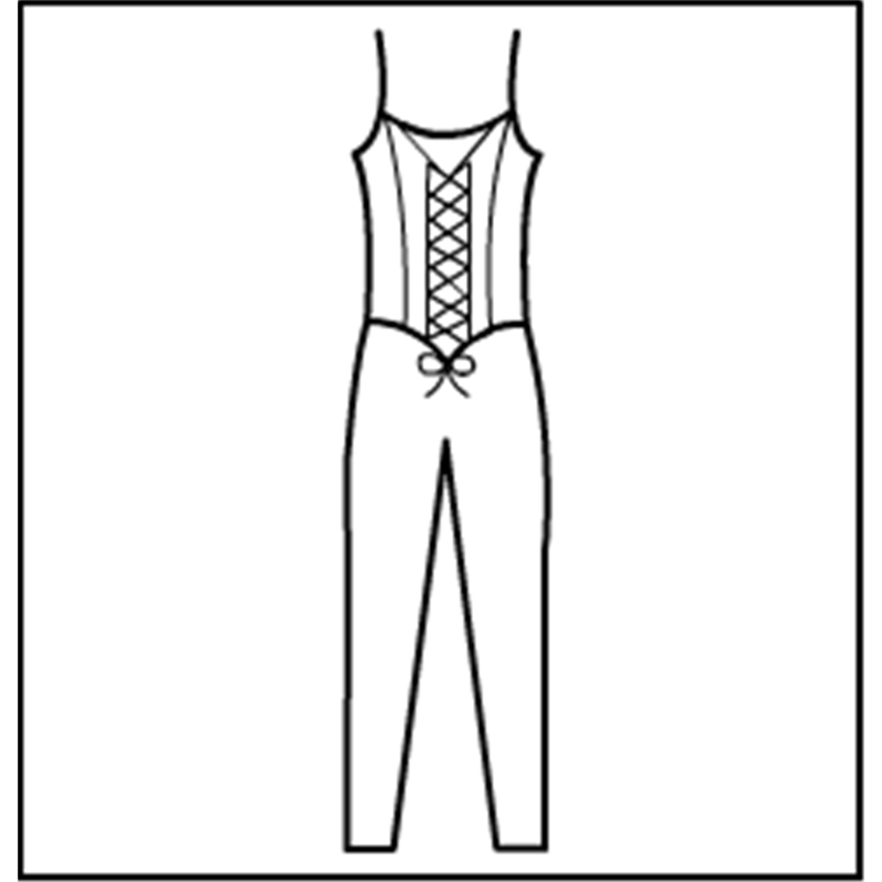 Lace Up Front Unitard by Bal Togs : 3971-8971, On Stage Dancewear ...