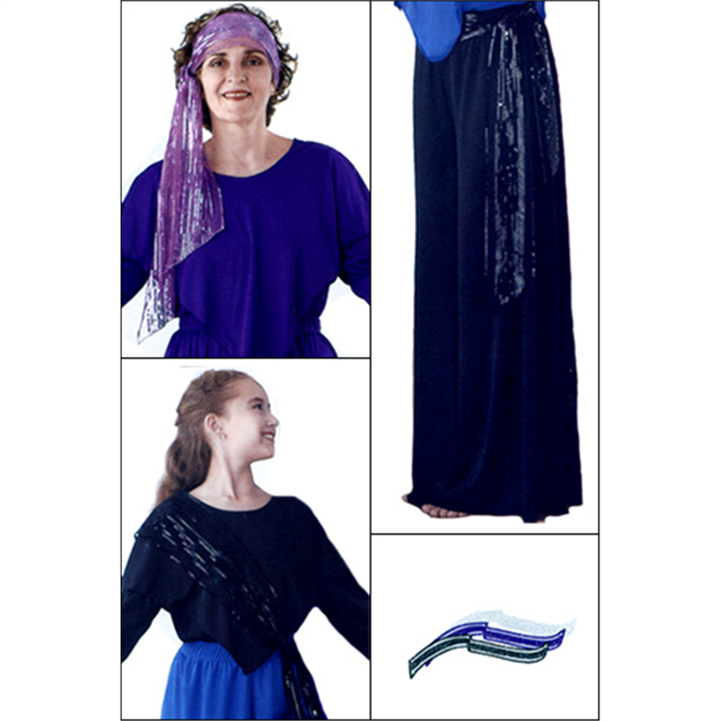 Power Mesh Sash With Shimmering Sequin Detail by Body Wrappers : 556 ...