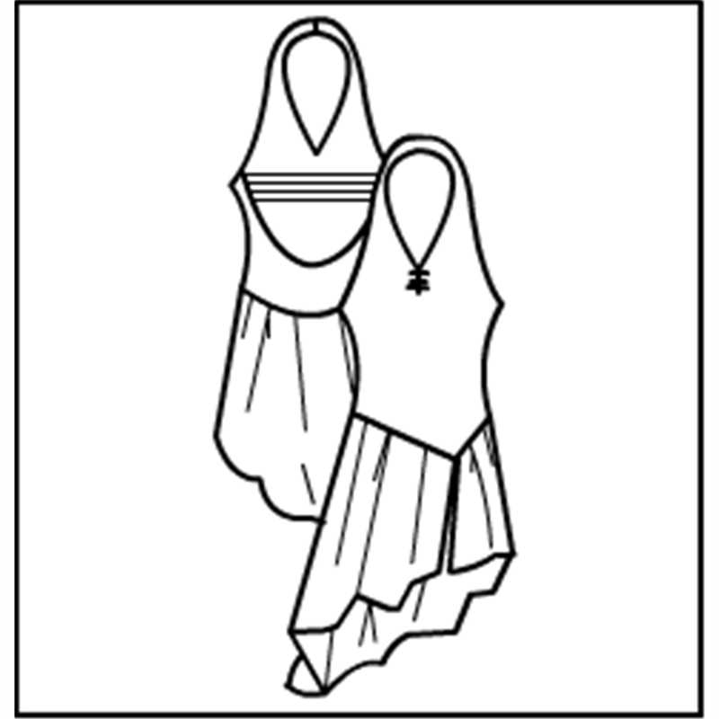 Halter 2 Strap Back Asymetrical Dress by Bal Togs : 3940-8940, On Stage ...