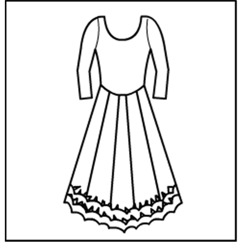 Long Sleeve Front Lined Flamenco Dress by Bal Togs : 9120, On Stage ...