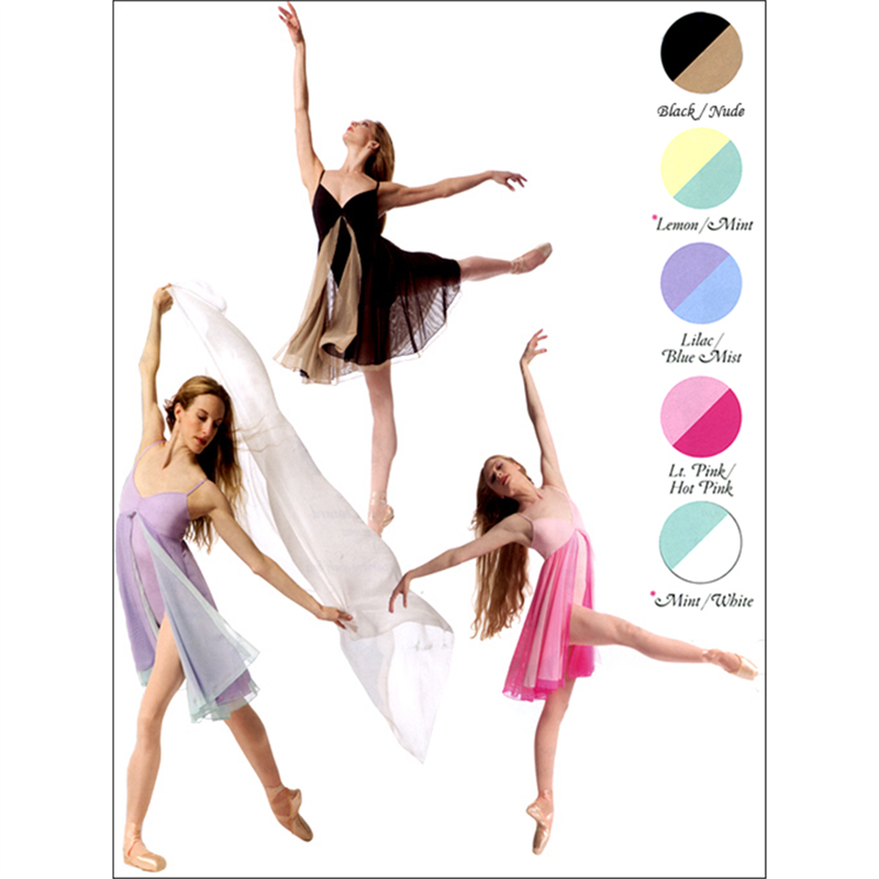 Contrasting Layered Dance Dress by Body Wrappers : P706, On Stage ...