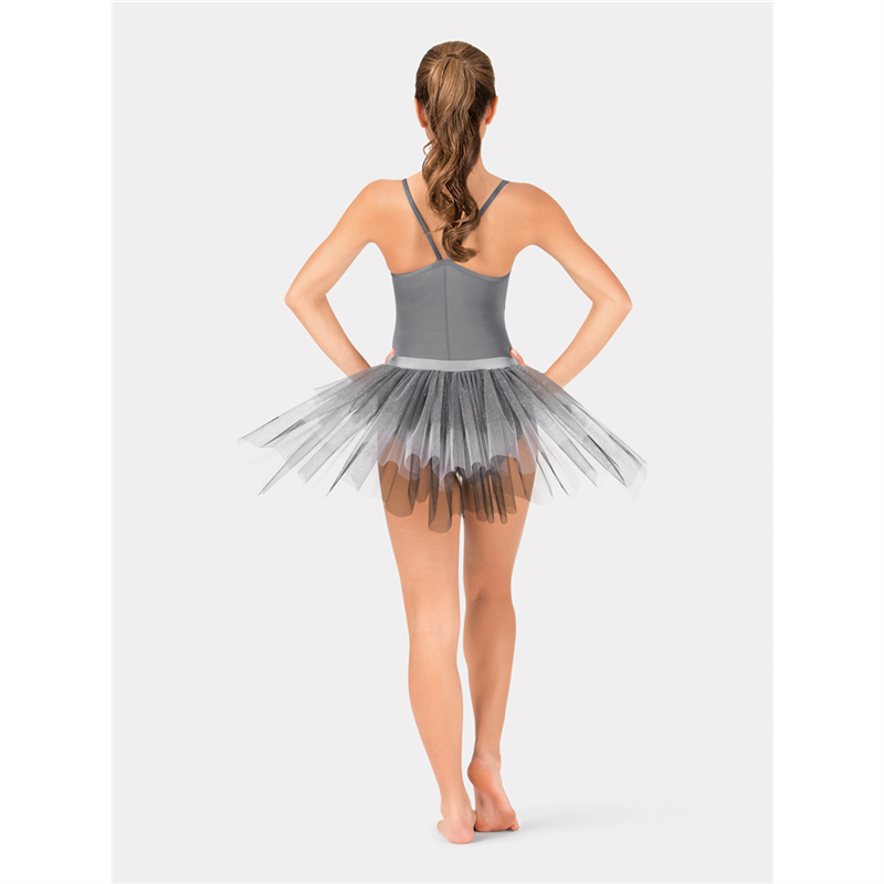 Tween Grey/Black Stiff Tulle Bustle by Body Wrappers : K182 body ...